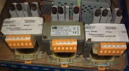 BLOCK 24VDC output TRANSFORMER VDE 0570/EN61558 FA-Nr:808800 on ...