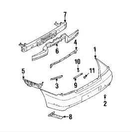 Subaru COVER BMPR SD LWERSRH 57731FE370 on 100outlets.com