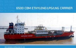 6500CBM ETHYLENE/LPG/LNG Carrier - Anthony Veder - Ship Model on ...